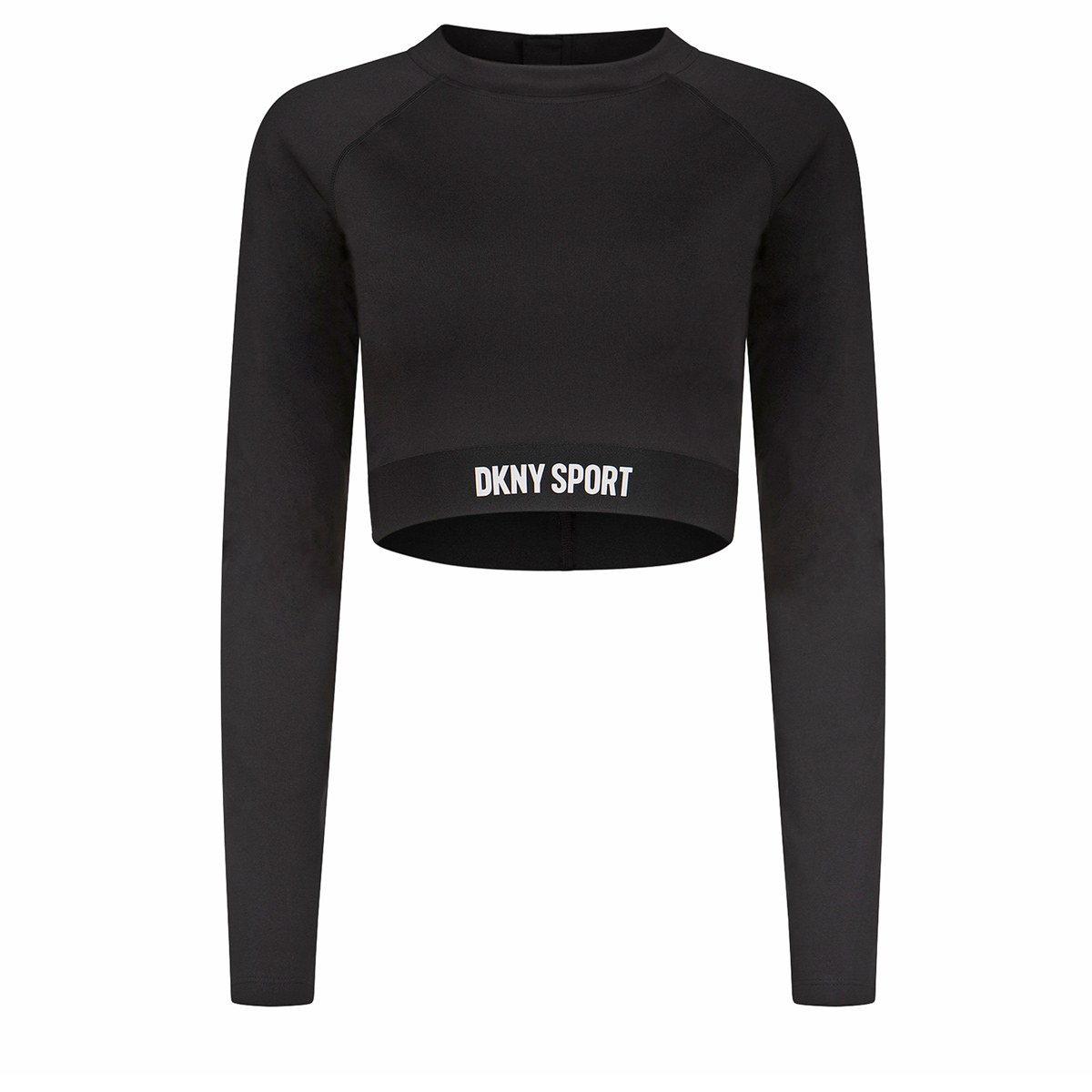 DP2T9185 LOGO ΜΠΛΟΥΖΑ ΜΑΚΡΥΜΑΝΙΚΗ DKNY