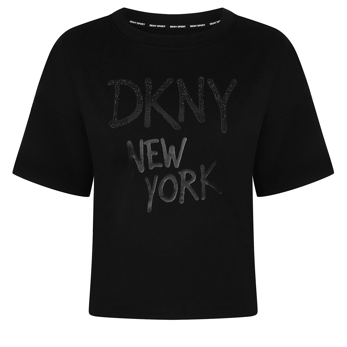 Dkny | LOGO, ΜΠΛΟΥΖΑΚΙ ΚΟΝΤΟΜΑΝΙΚΟ, ΒΑΜΒΑΚΕΡΟ | HARALAS
