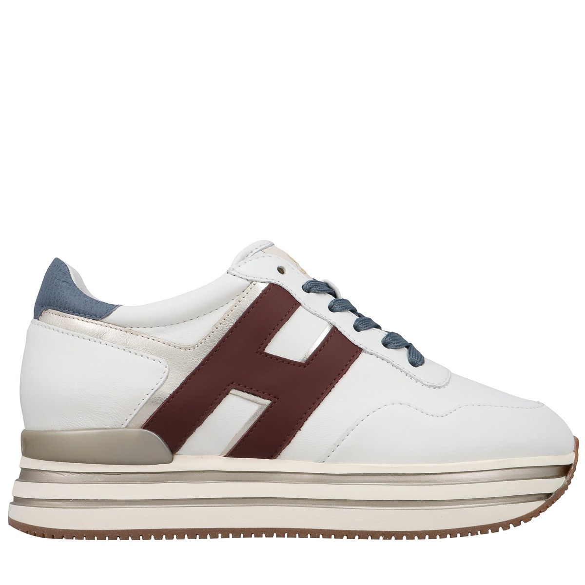 Hogan | MIDI PLATFORM, SNEAKER LOW, Δέρμα | KALOGIROU