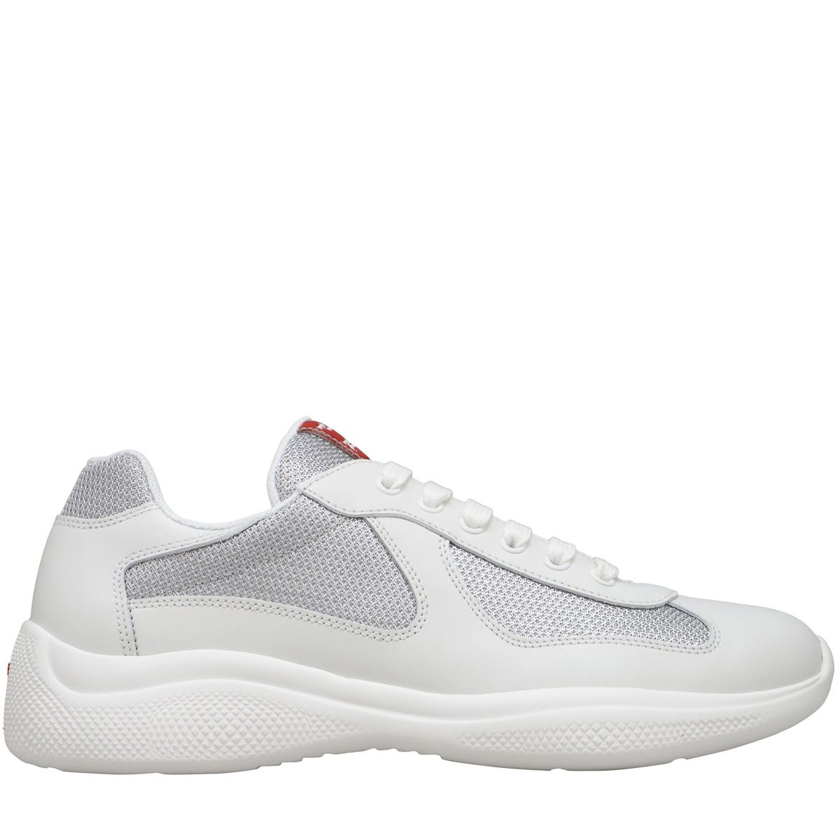 Prada | LACE-UP SHOES FABRIC UPPER LEATHER(NO-REPT)TRIM /RUBBER SOLE ...